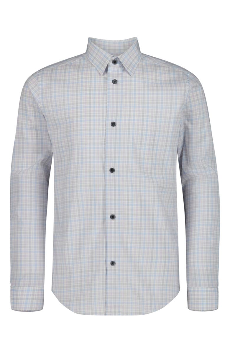 Calvin Klein Kids' Multi Plaid Stretch Button-Up Shirt | Nordstromrack