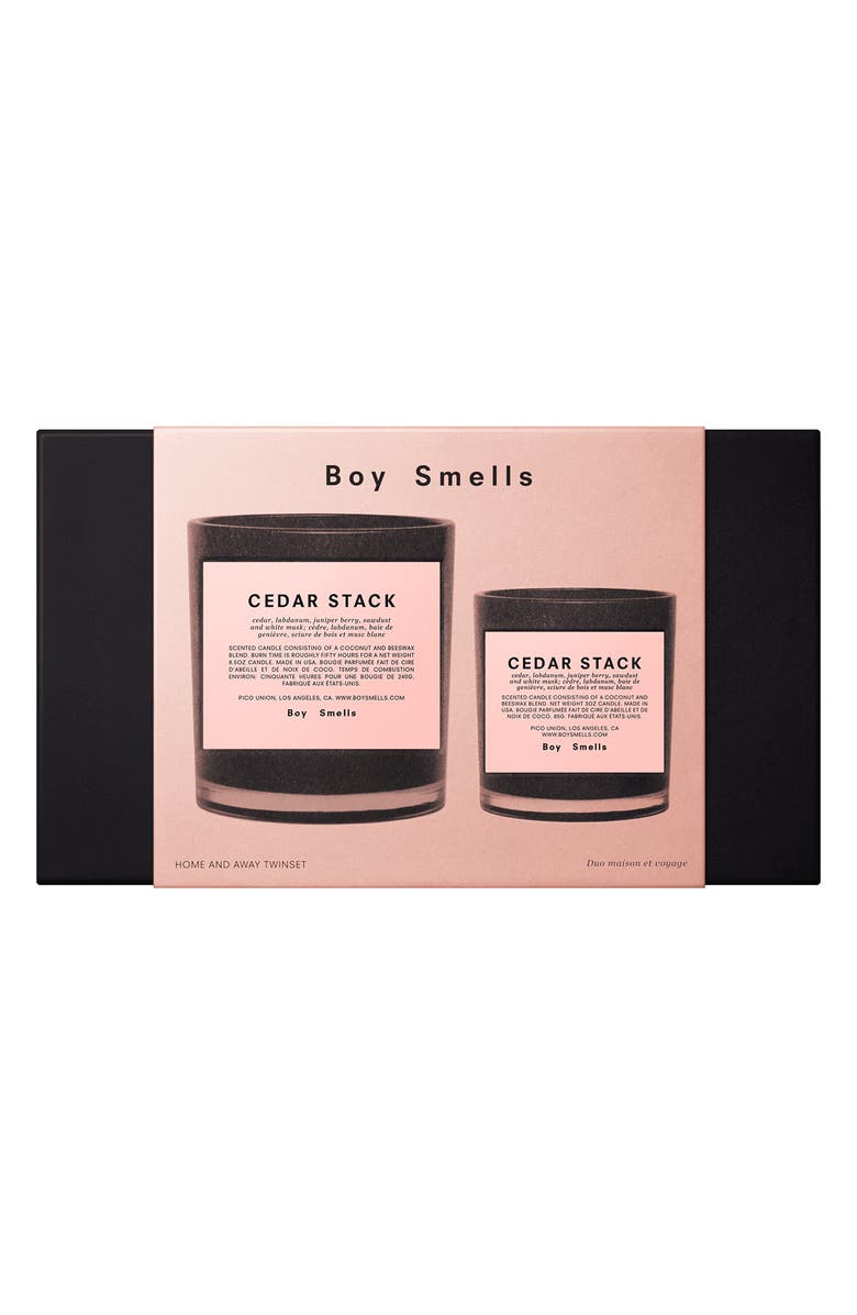 Boy Smells Cedar Stack Home & Away Candle Duo | Nordstromrack