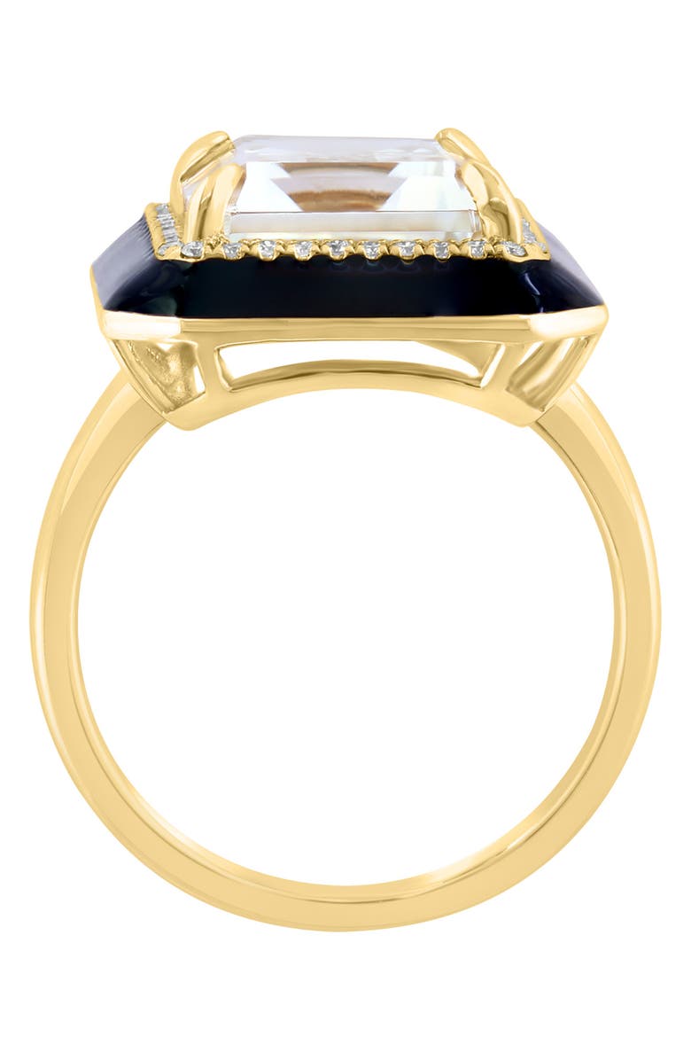 EFFY 14K Yellow Gold Diamond White Topaz Ring - 0.17 ctw. | Nordstromrack