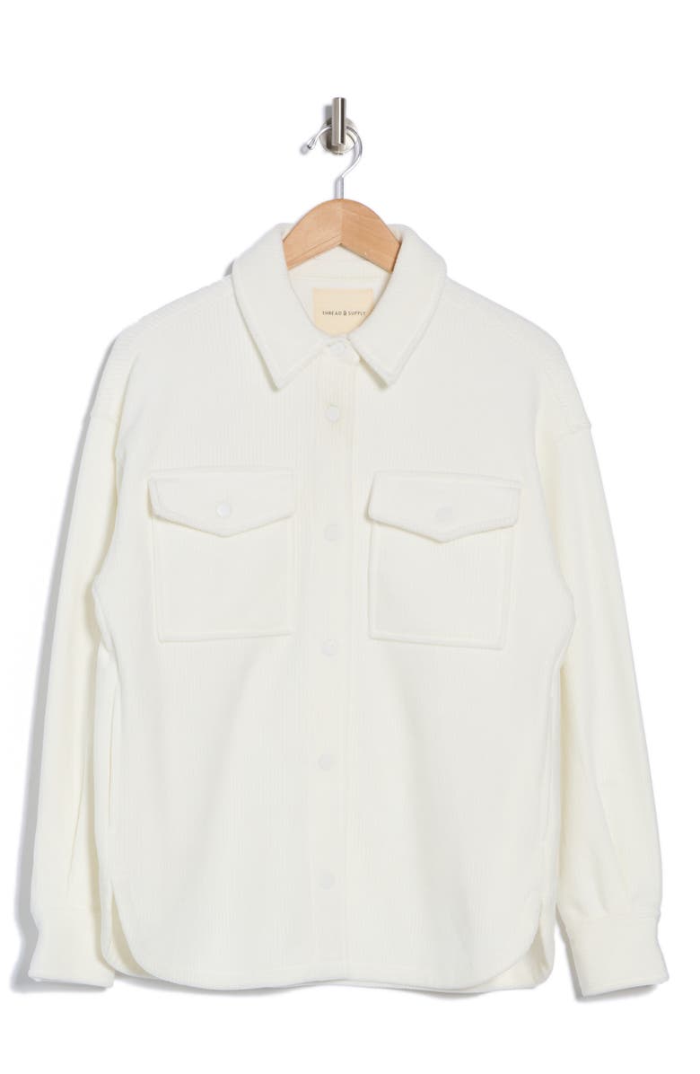 Thread & Supply Velour Corduroy Shacket | Nordstromrack