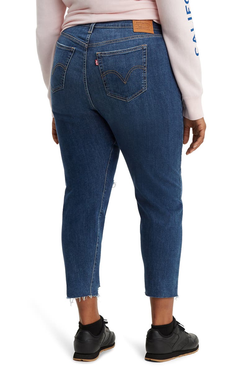 Levi's® Wedgie Ripped High Waist Ankle Jeans | Nordstrom