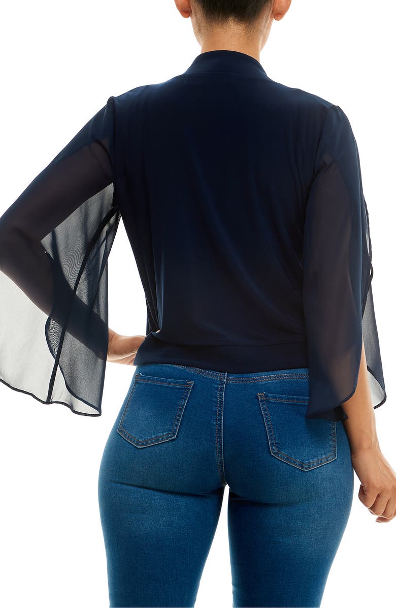 Nina Leonard Tulip Sleeve Bolero | Nordstromrack