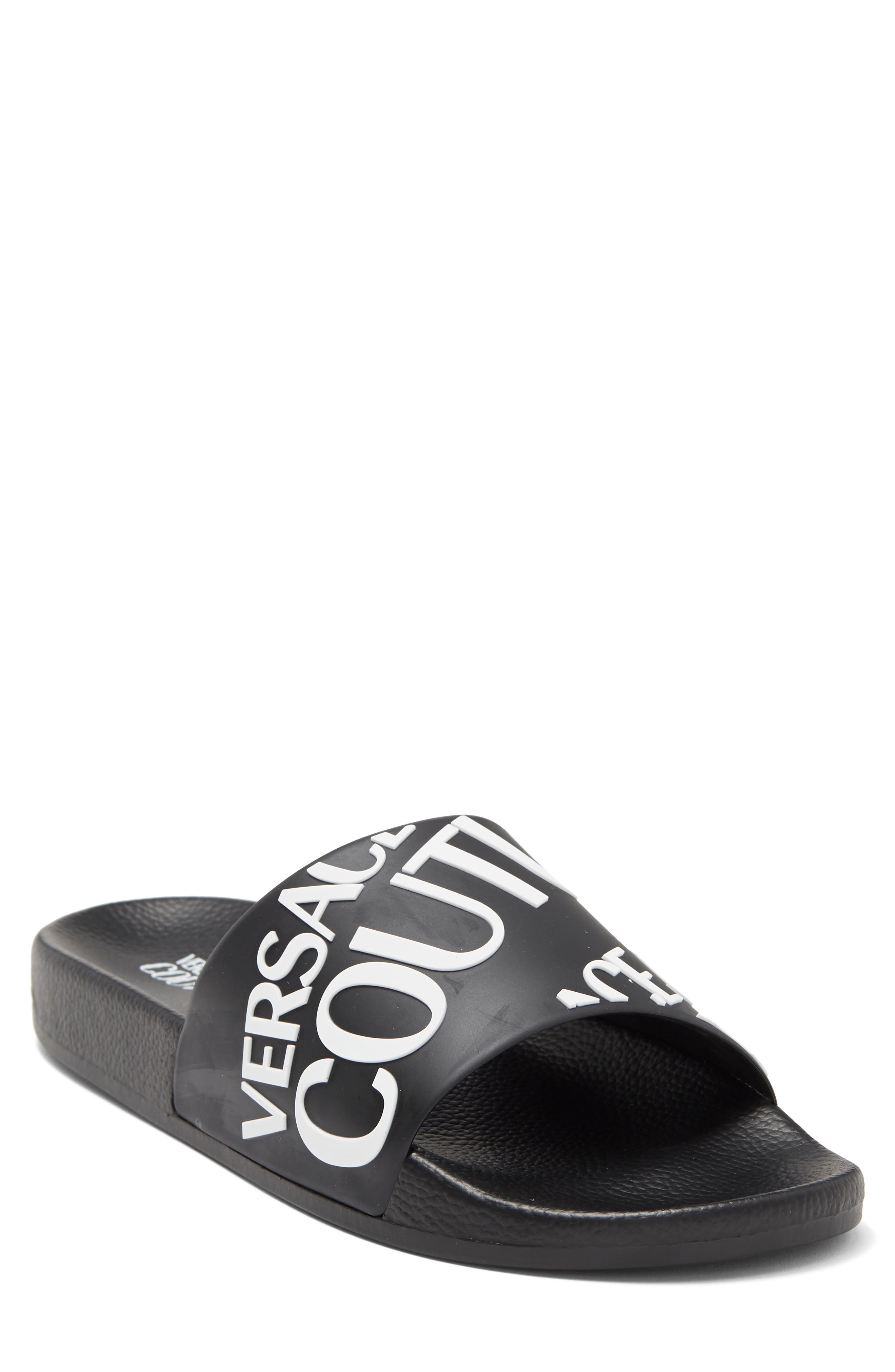Versace Jeans Logo Slide Sandal (Men) | Nordstromrack