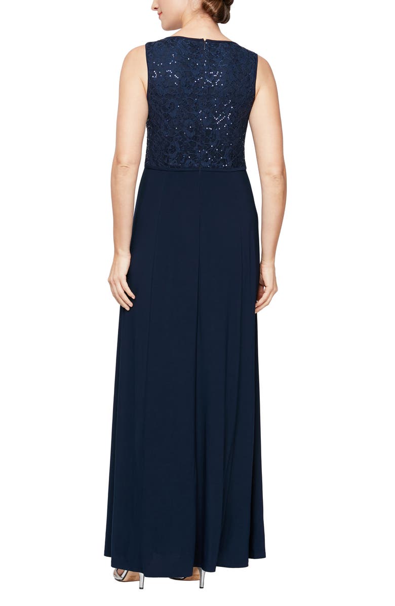 SL FASHIONS Bolero Jacket Empire Waist Gown | Nordstromrack