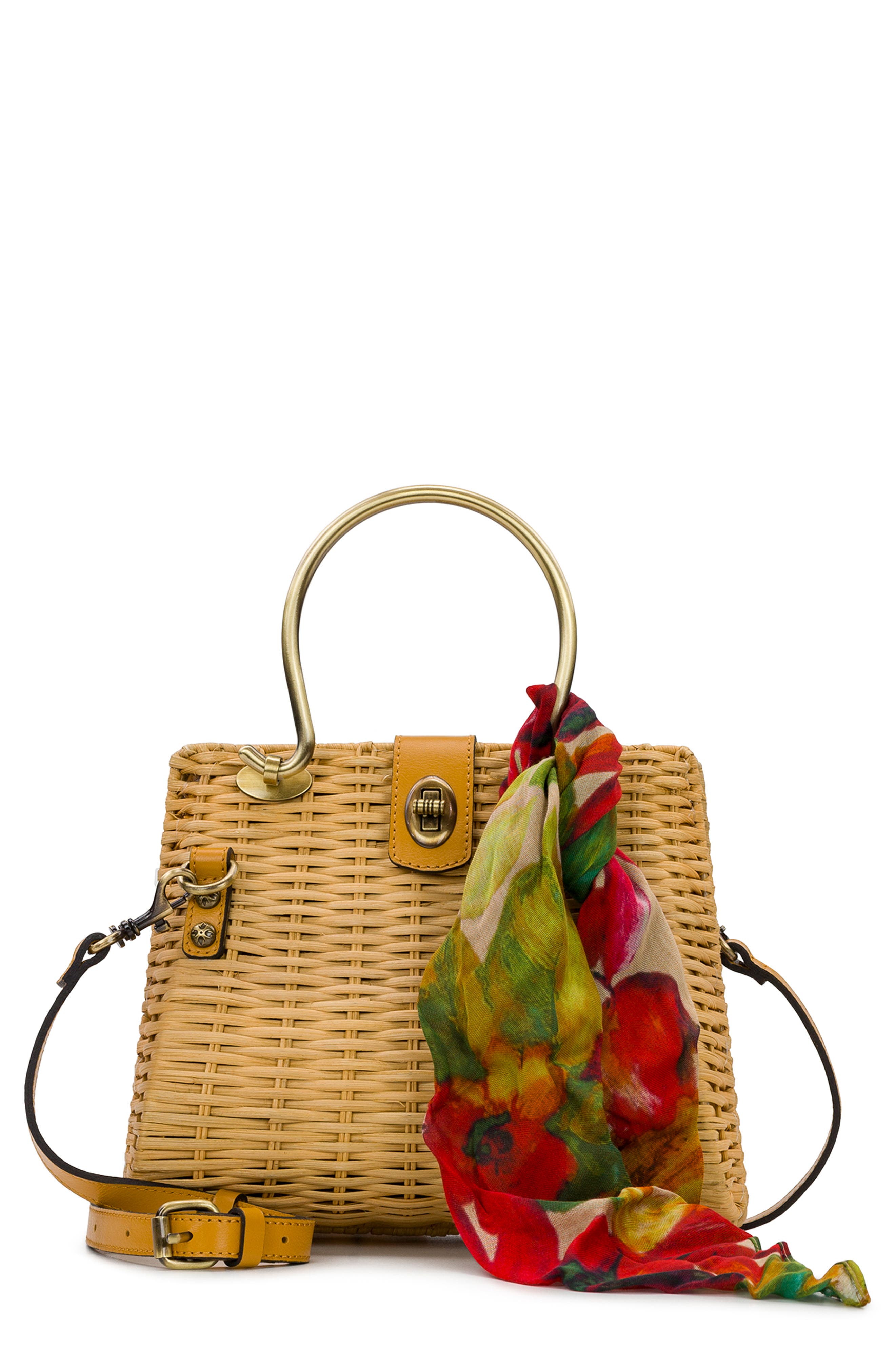 Patricia Nash Rodia Woven Rattan Satchel | Nordstromrack