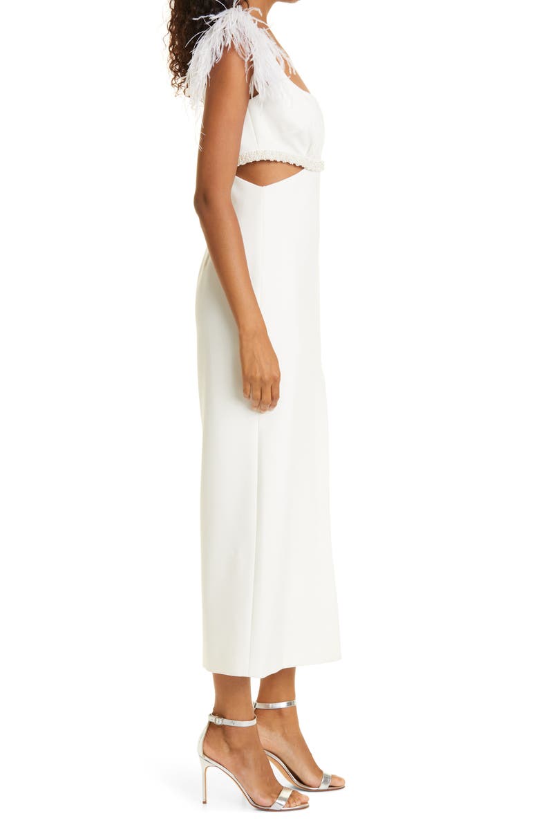 LIKELY Taliah Feather Trim Gown | Nordstromrack