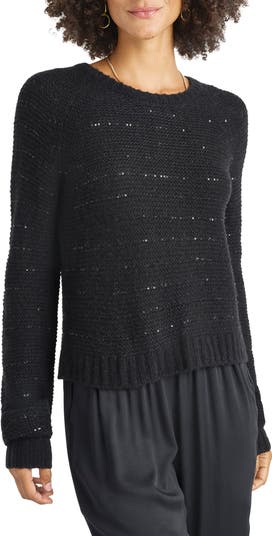 Splendid Maisie Sequin Stripe Sweater | Nordstrom