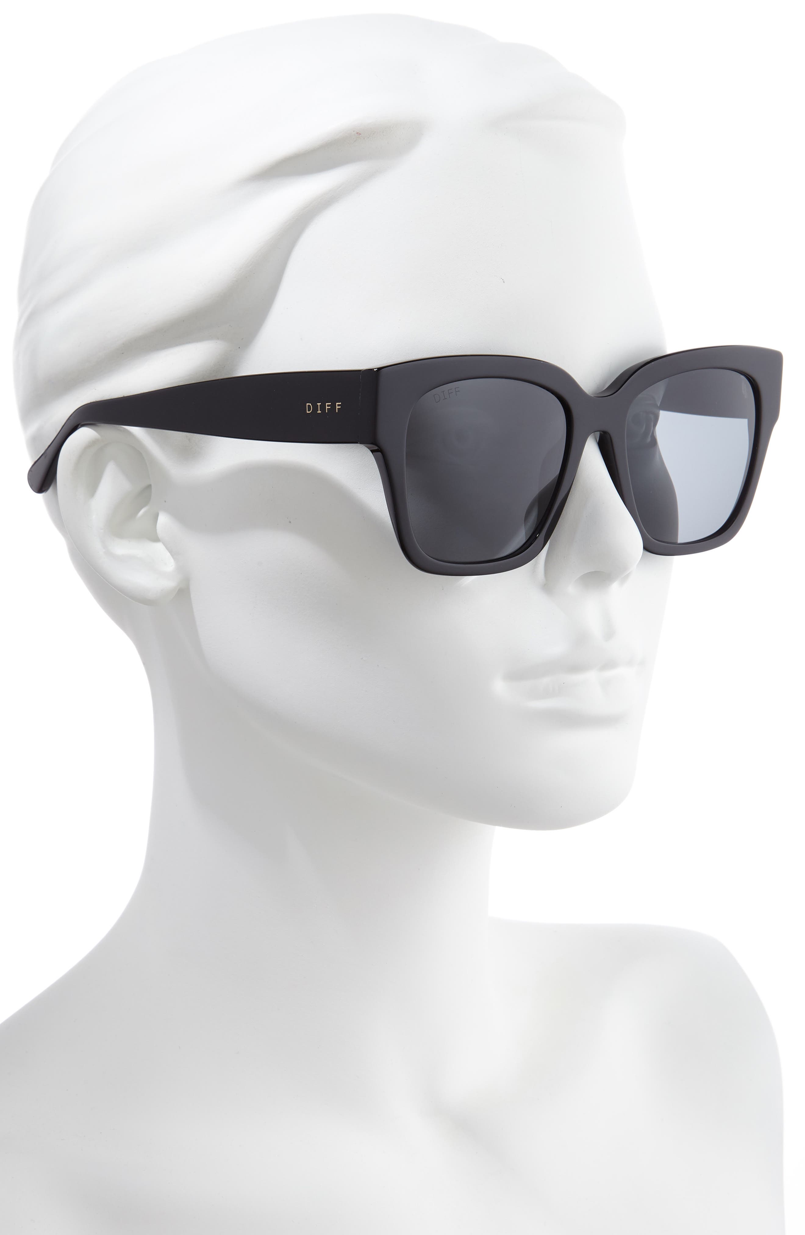 DIFF Bella II 55mm Polarized Square Cat Eye Sunglasses | Nordstrom