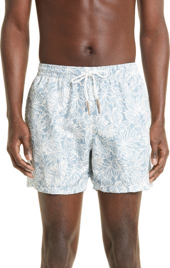 Eleventy Floral Print Swim Trunks | Nordstrom