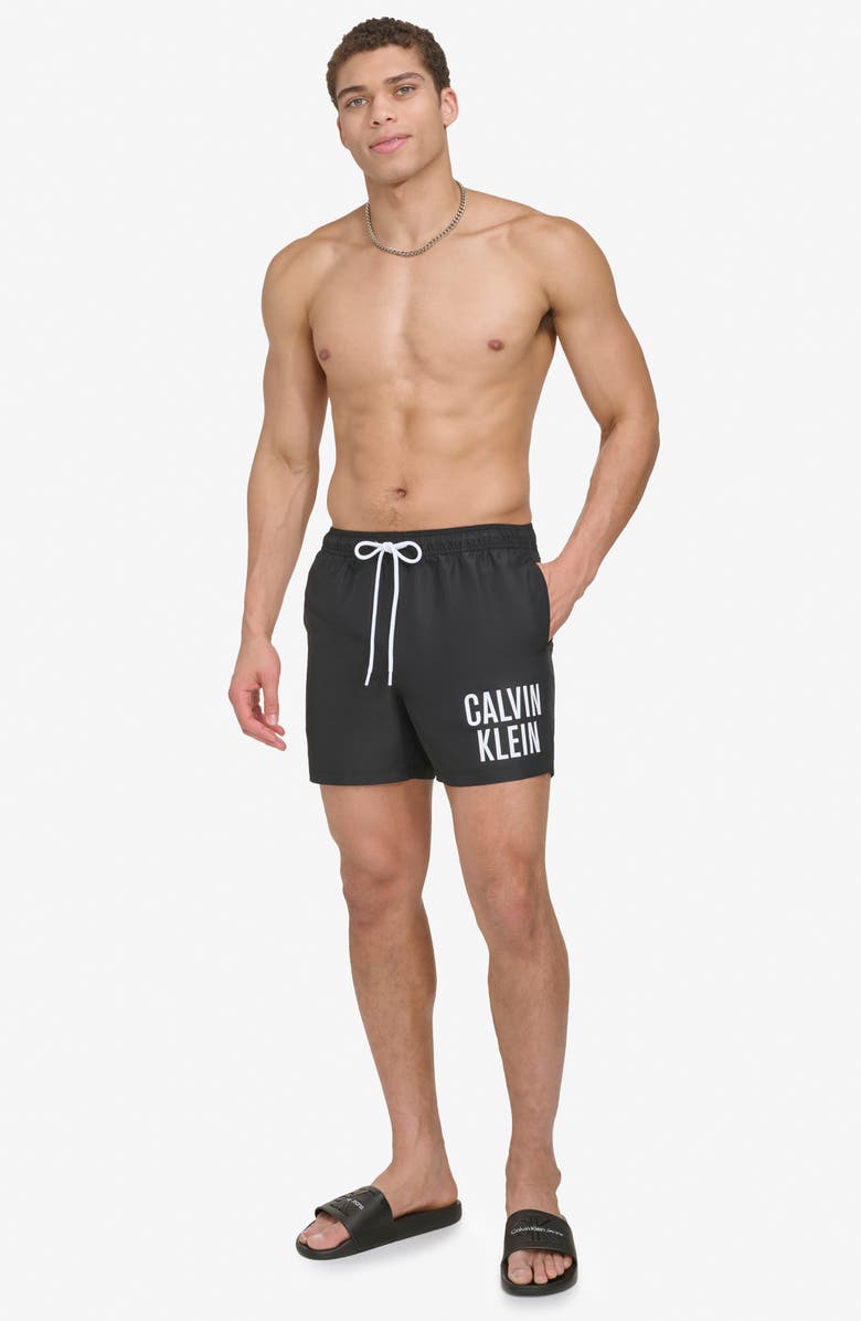 Calvin Klein Modern Euro UPF 40+ Swim Trunks | Nordstromrack