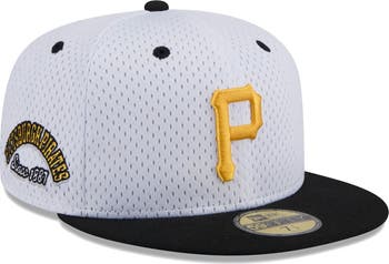 New Era Men's New Era White Pittsburgh Pirates Throwback Mesh 59FIFTY ...