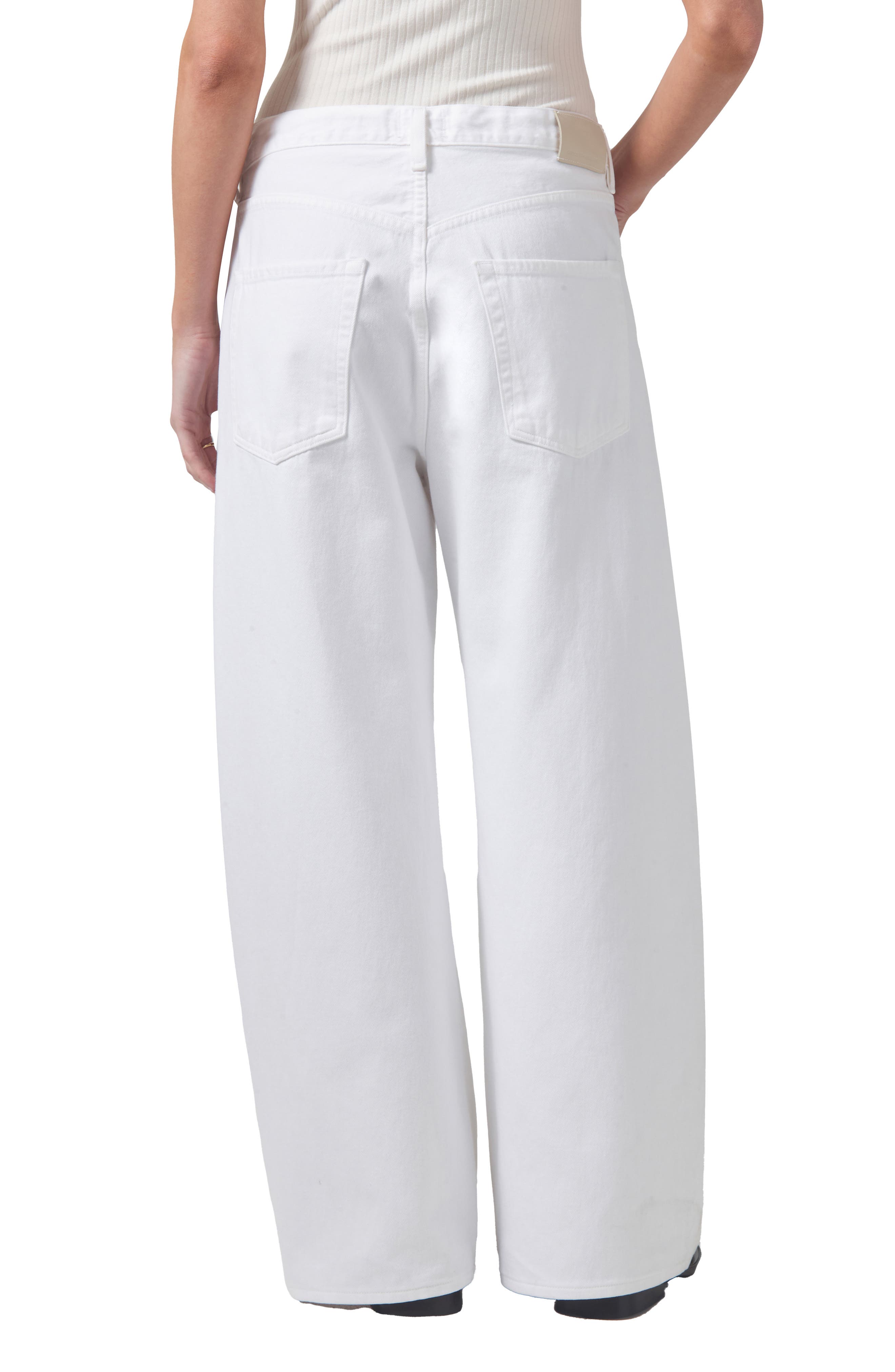 Citizens of Humanity Brynn Wide Leg Organic Cotton Trouser Jeans ...