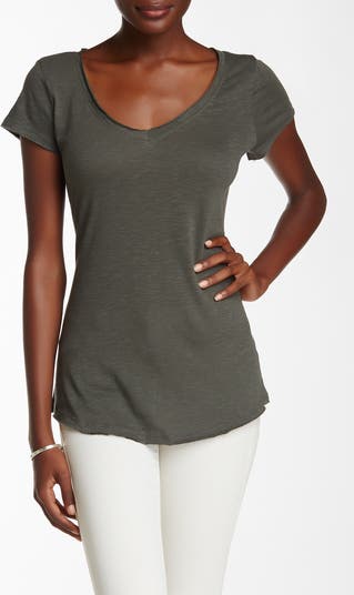 14th & Union Raw Edge V-Neck Tee | Nordstromrack