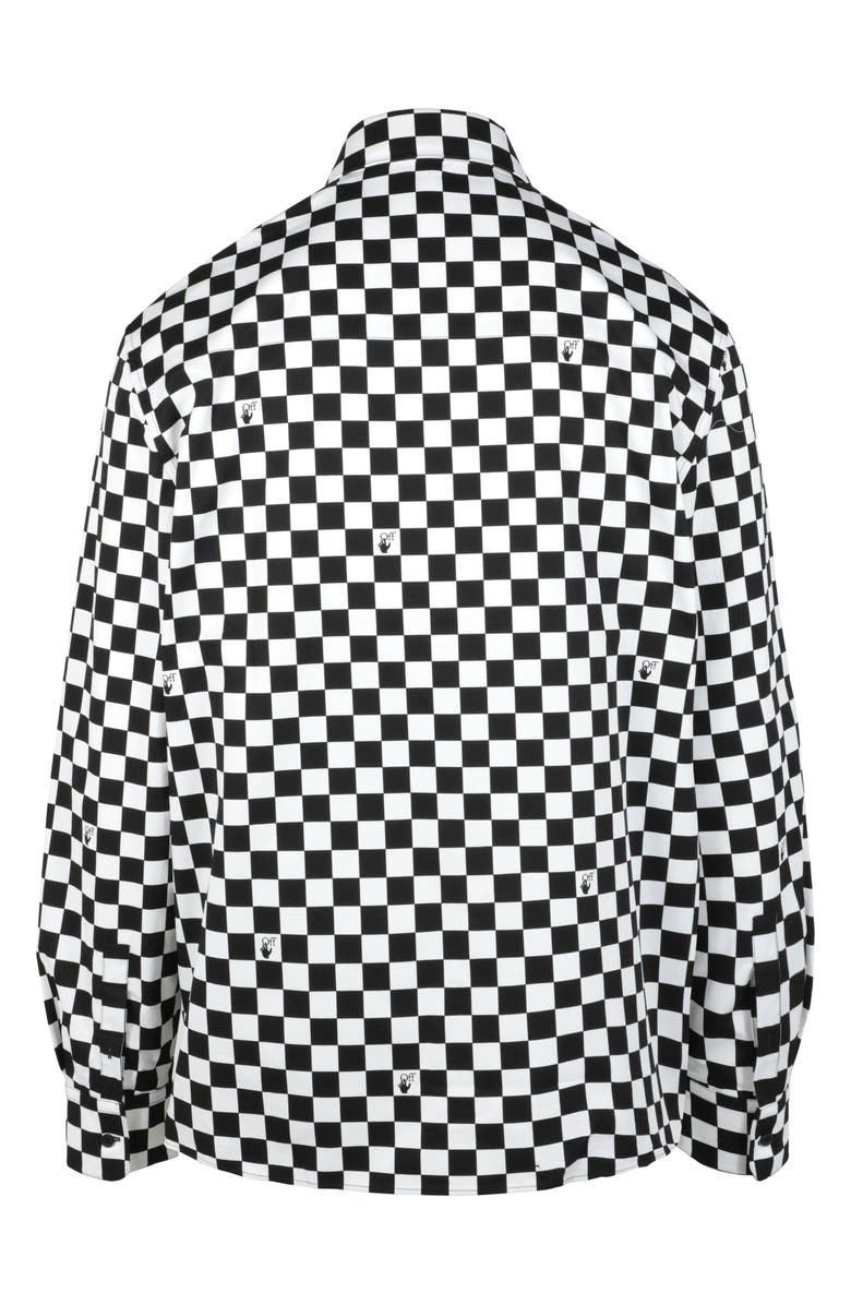 Off-White Check Skate Cotton Button-Up Shirt | Nordstromrack