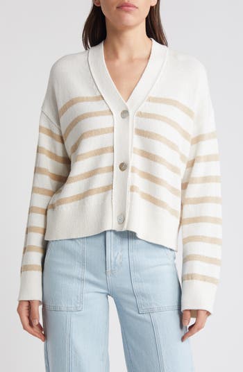 Rails Geneva Stripe Cotton Blend Cardigan | Nordstromrack