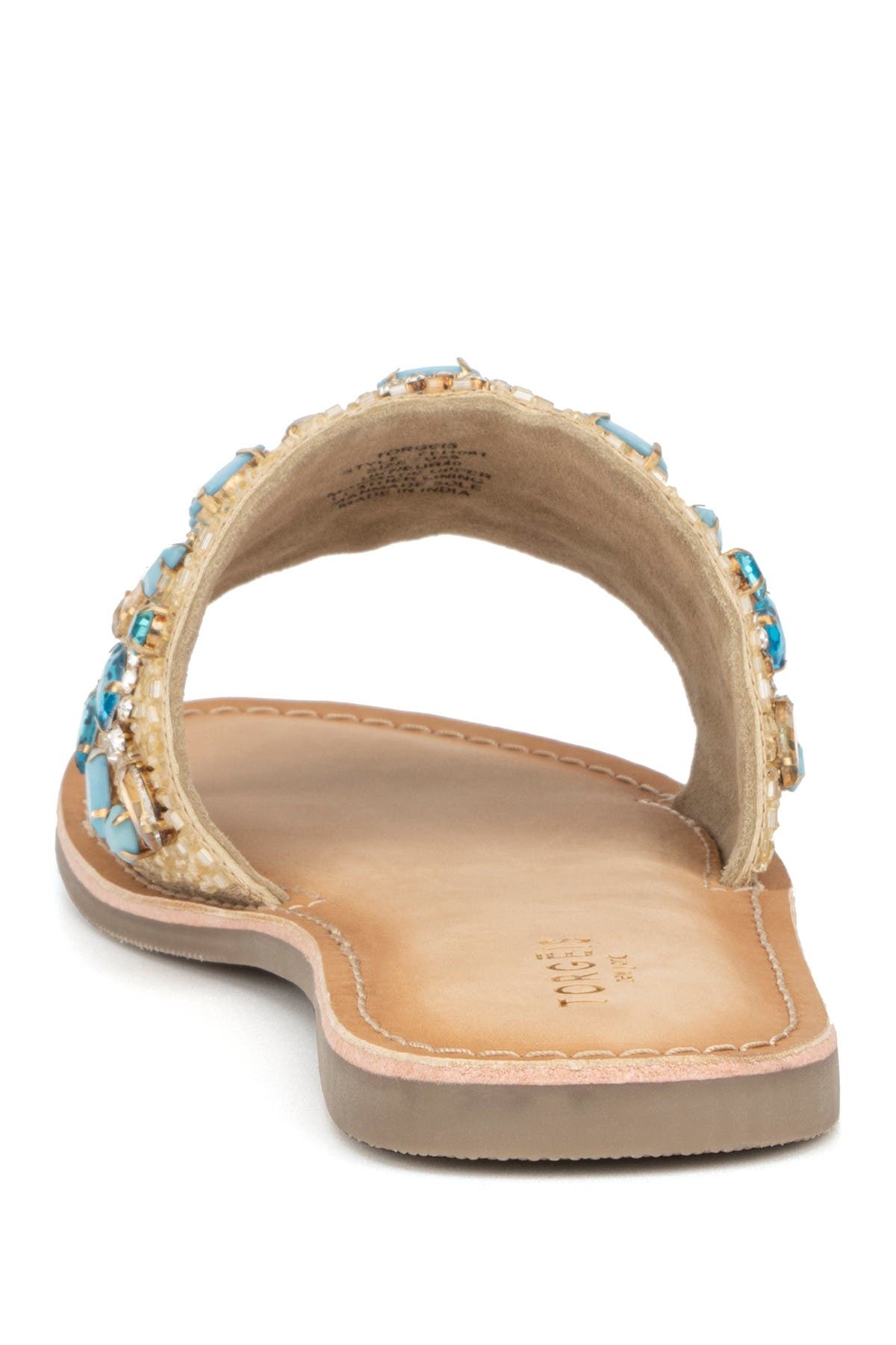 TORGEIS Calypso Bejeweled Slide Sandal | Nordstromrack