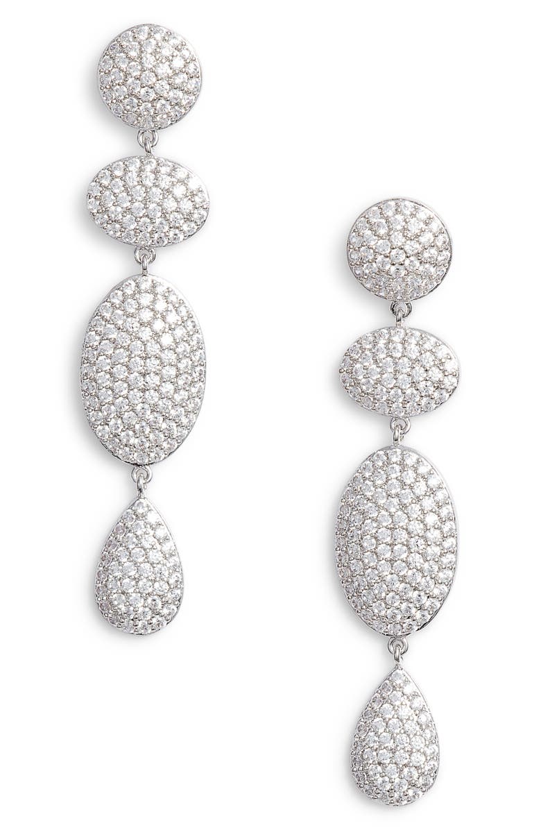 Nordstrom Pavé Spheres Multishape Drop Earrings | Nordstrom