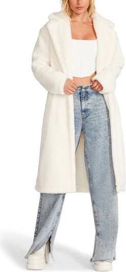 Steve Madden Saide Faux Fur Long Jacket | Nordstrom