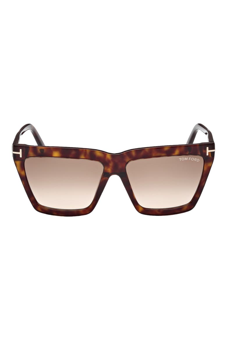 Eden 56mm Gradient Geometric Sunglasses (Women) | Nordstromrack