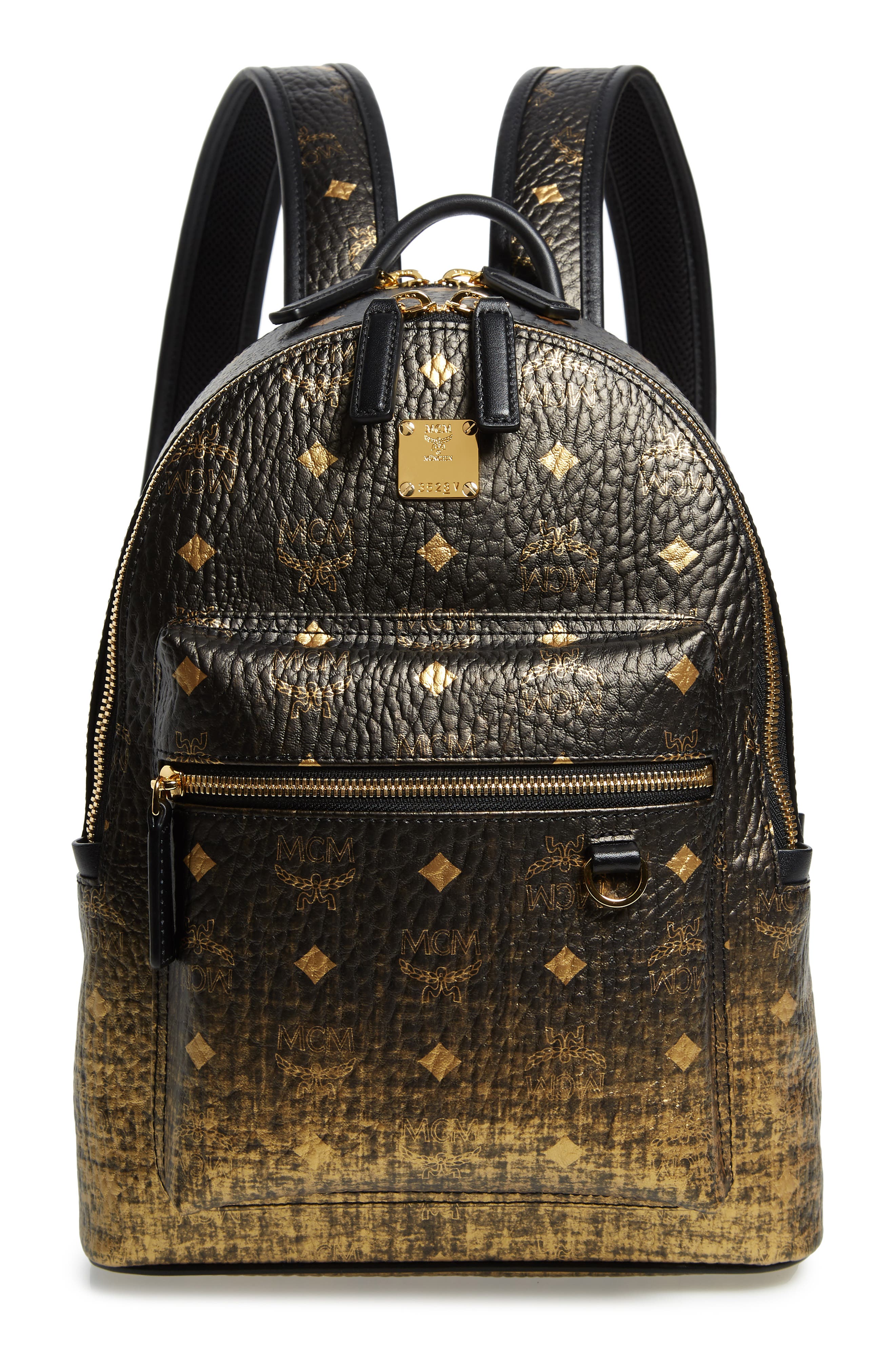 MCM Small Stark Side Stud Metallic Gradation Backpack | Nordstromrack