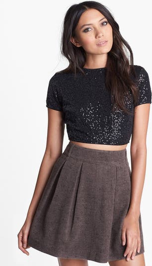 One Rad Girl Sequin Crop Top | Nordstrom