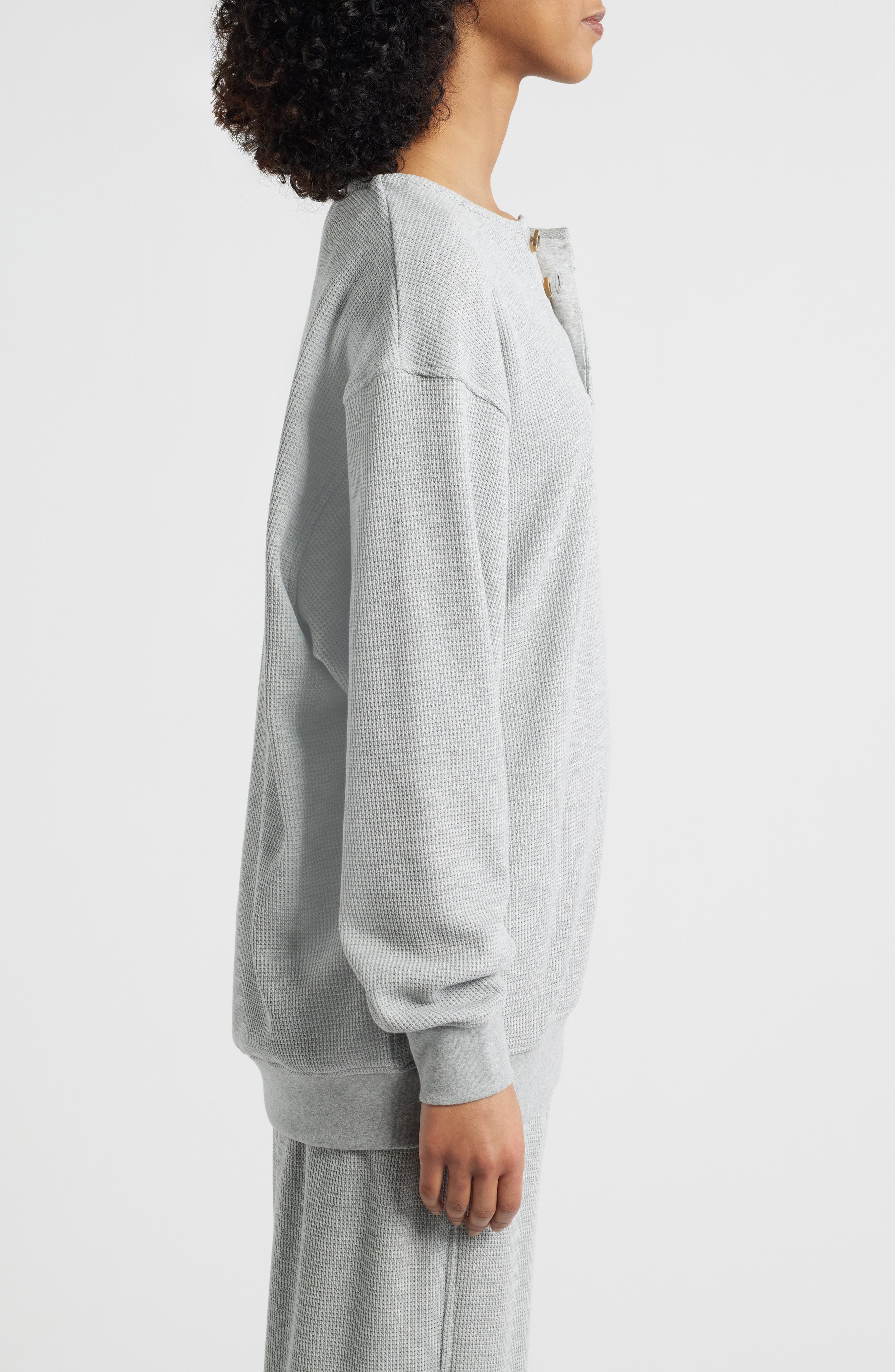 BOYS LIE Signature Thermal Crewneck Sweatshirt | Nordstrom