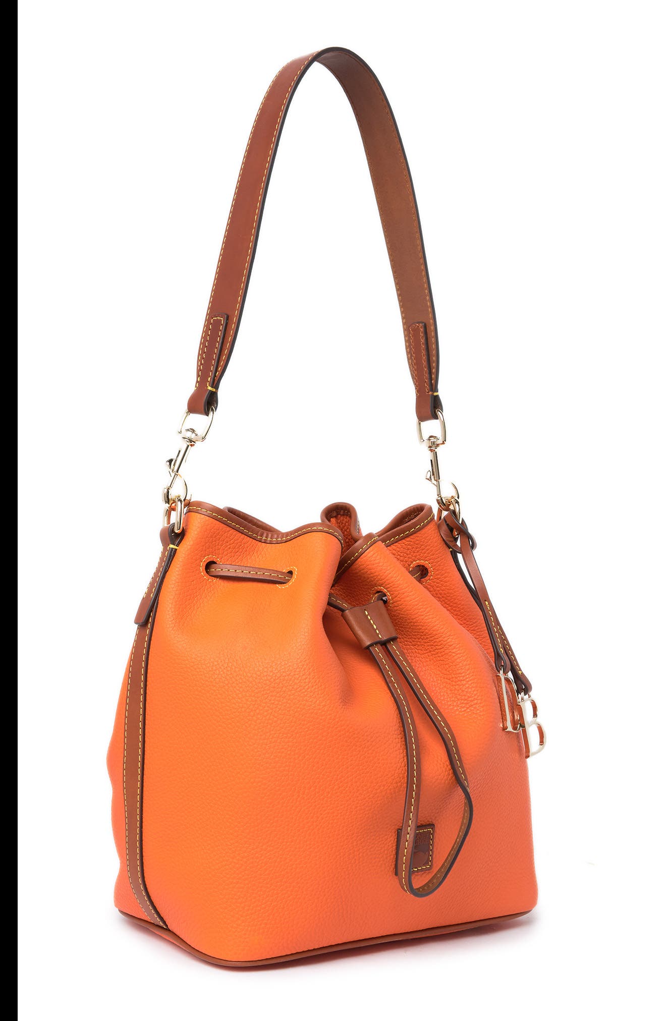 Dooney & Bourke Dooney and Bourke Leather Drawstring Bucket Bag ...