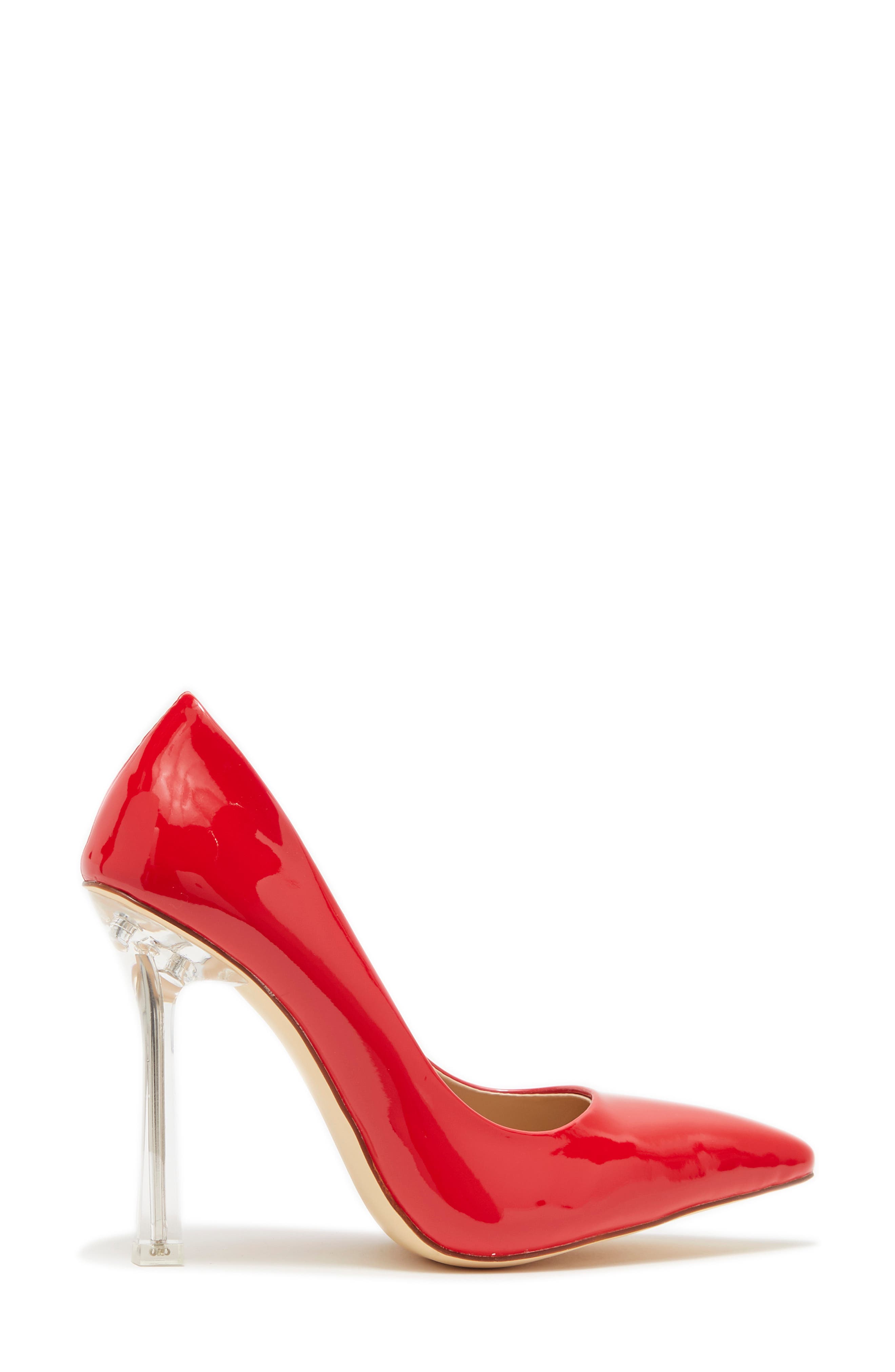 AZALEA WANG Carpe Red Stiletto Pump (Women) | Nordstromrack