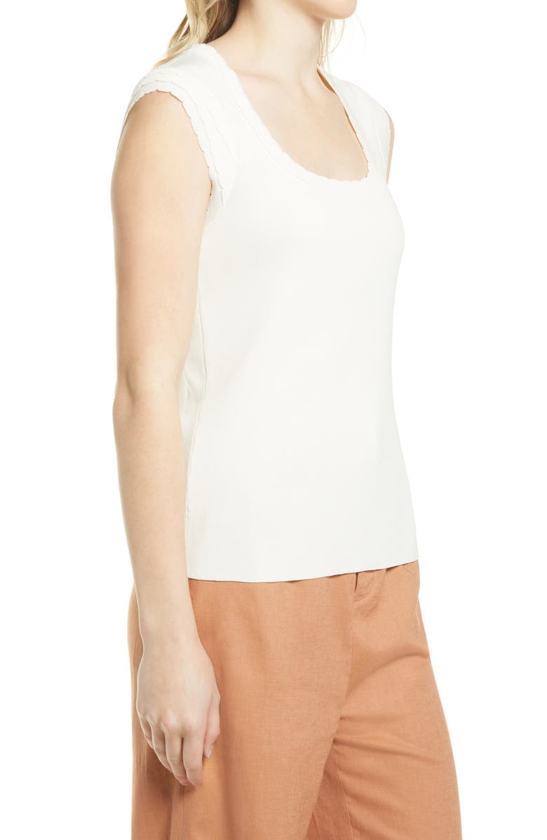 Ted Baker London Women's Stacie Scallop Short Sleeve Sweater ...