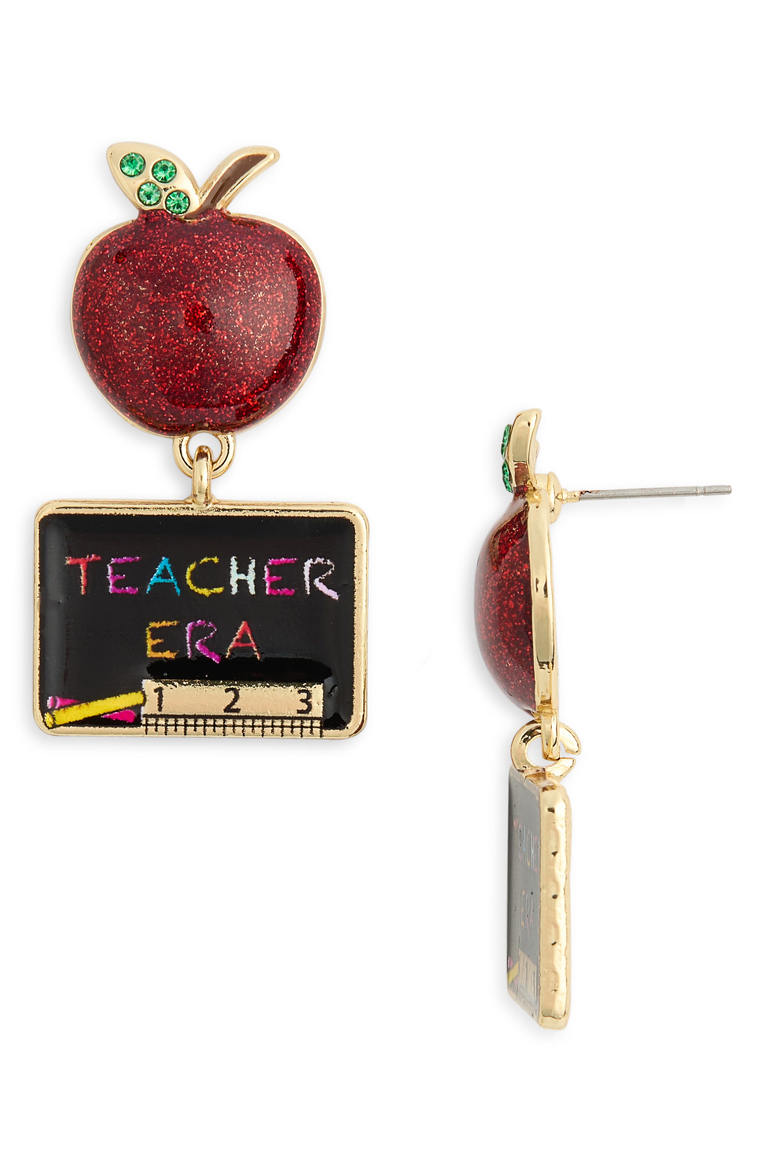 BaubleBar Apple & Chalkboard Drop Earrings | Nordstromrack