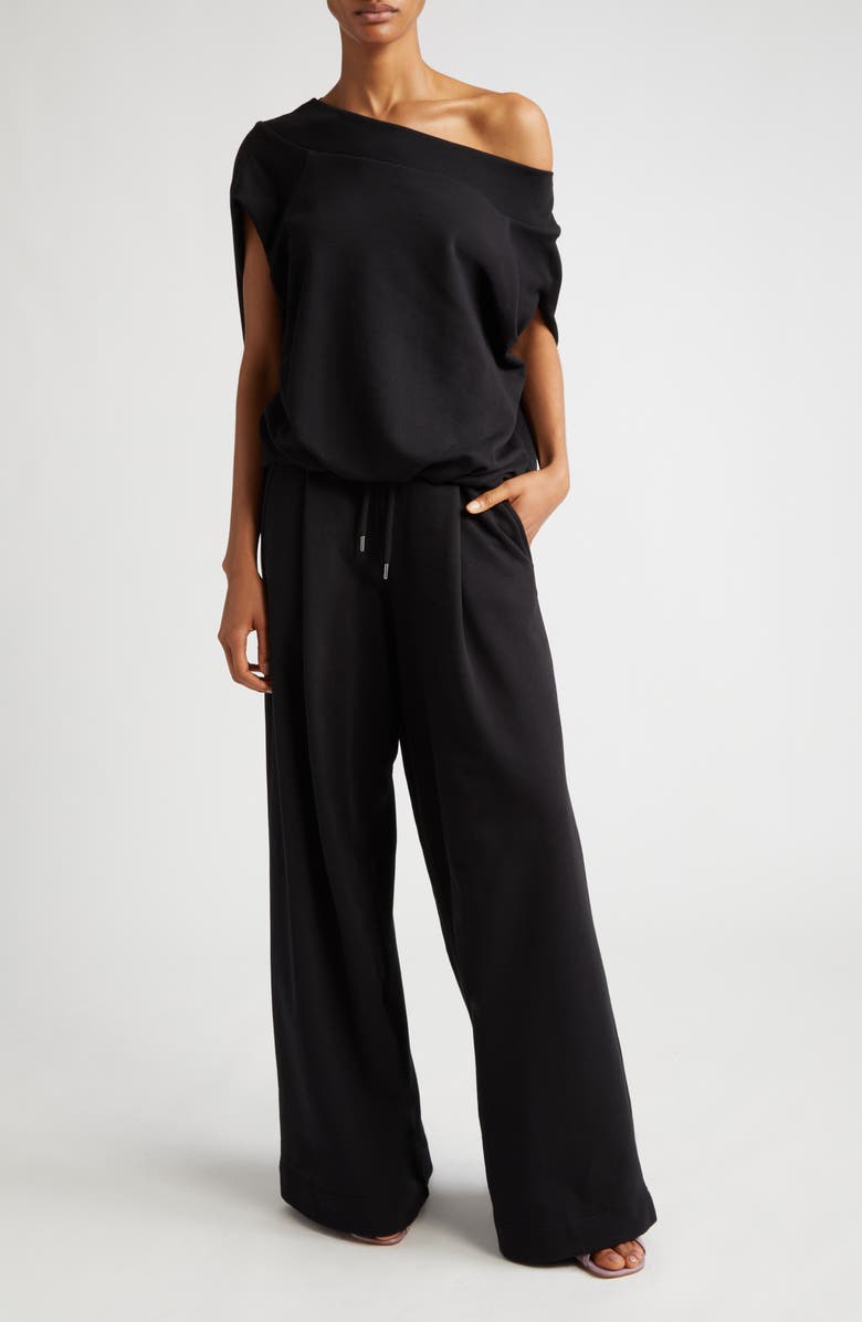 Dries Van Noten Hamels Short Sleeve Off the Shoulder Cocoon Sweater ...
