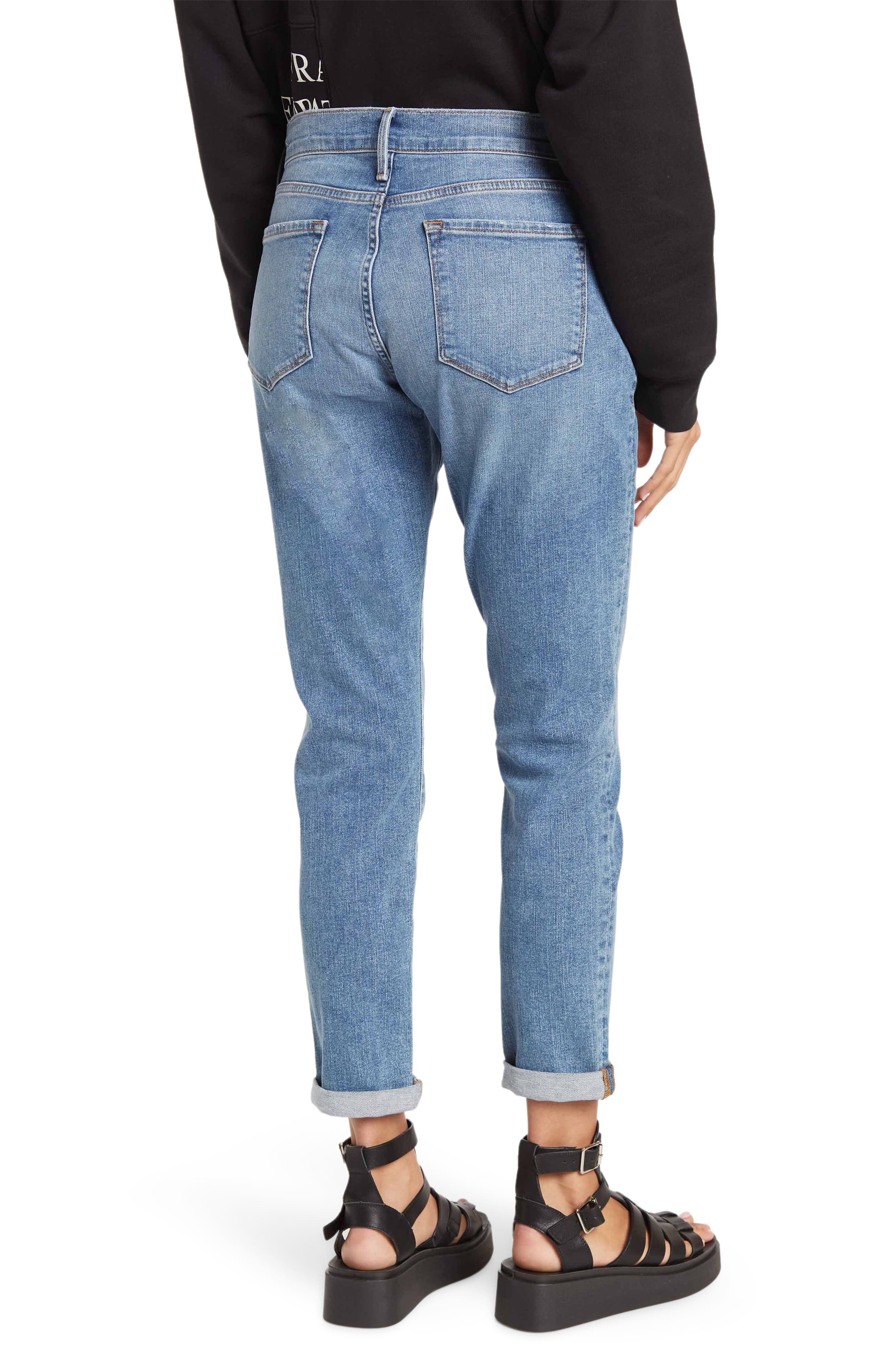 FRAME Le Garcon Cuffed Crop Jeans | Nordstromrack