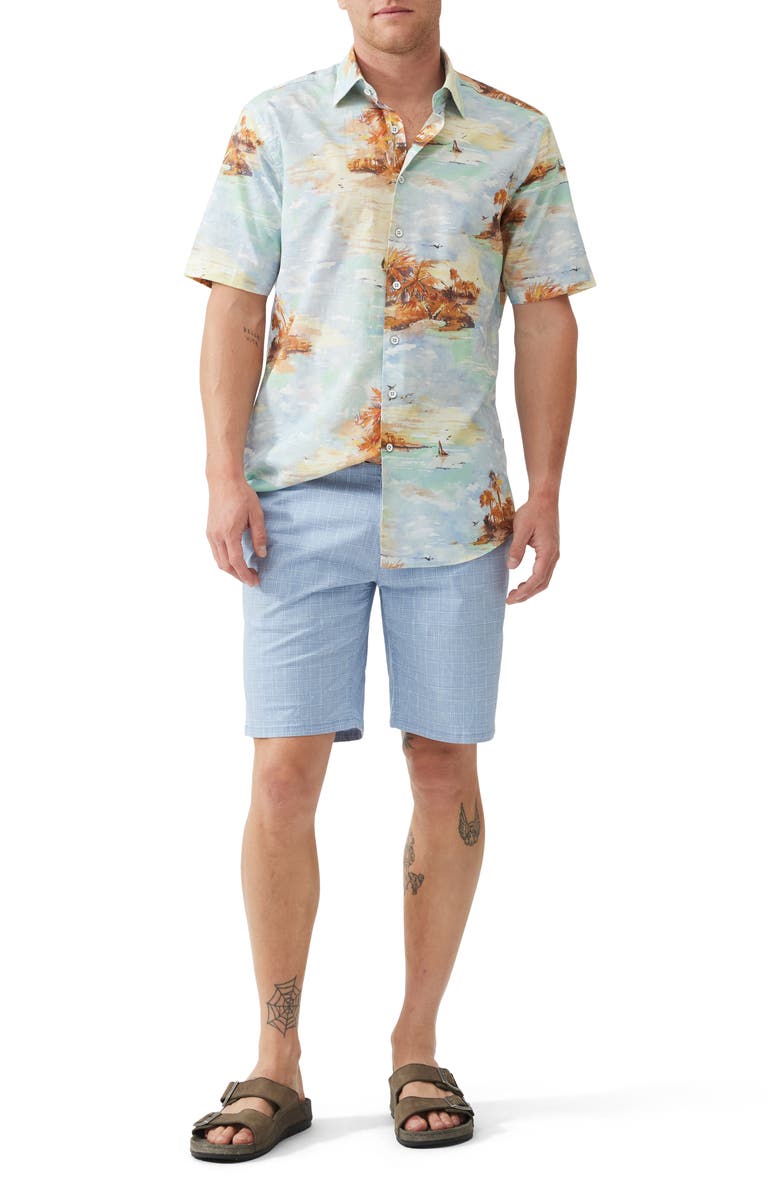 Rodd & Gunn Victoria Avenue Original Fit Island Print Short Sleeve ...
