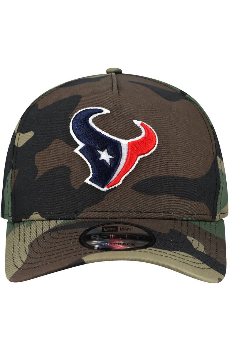New Era Men's New Era Camo Houston Texans Woodsy 9FIFTY Snapback Hat ...
