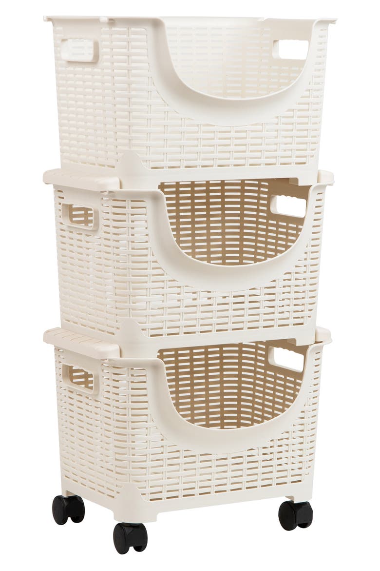 3-Tier Mesh Sliding Drawer Storage Cart | Nordstromrack