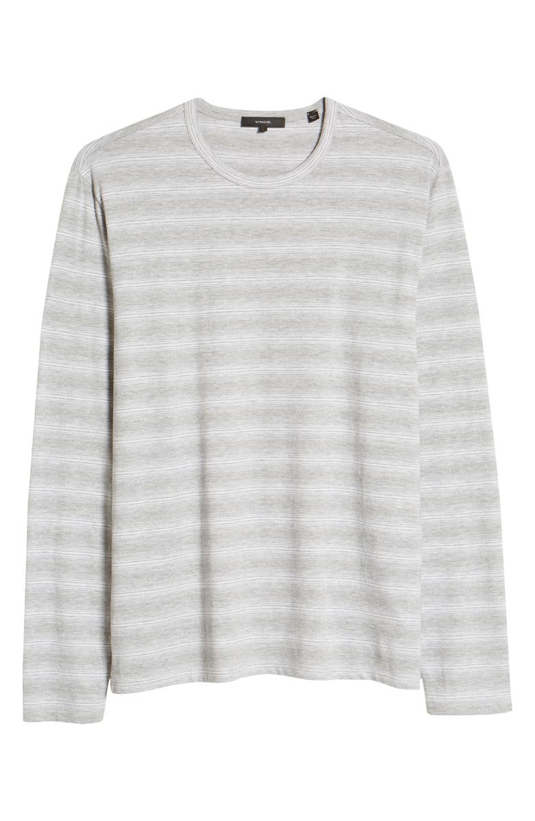 Vince Blended Stripe Men's Long Sleeve Pullover | Nordstrom