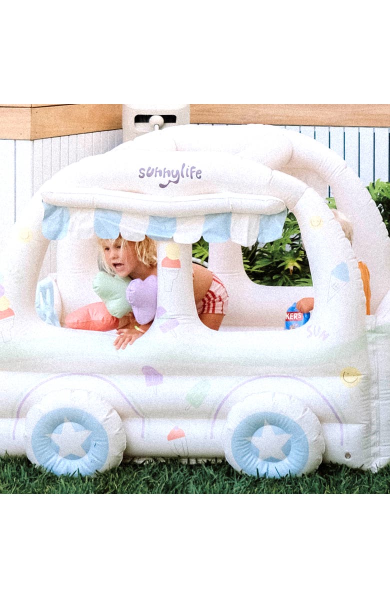 Sunnylife Inflatable Cubby Summer Sundae Ice Cream Truck Playhouse ...