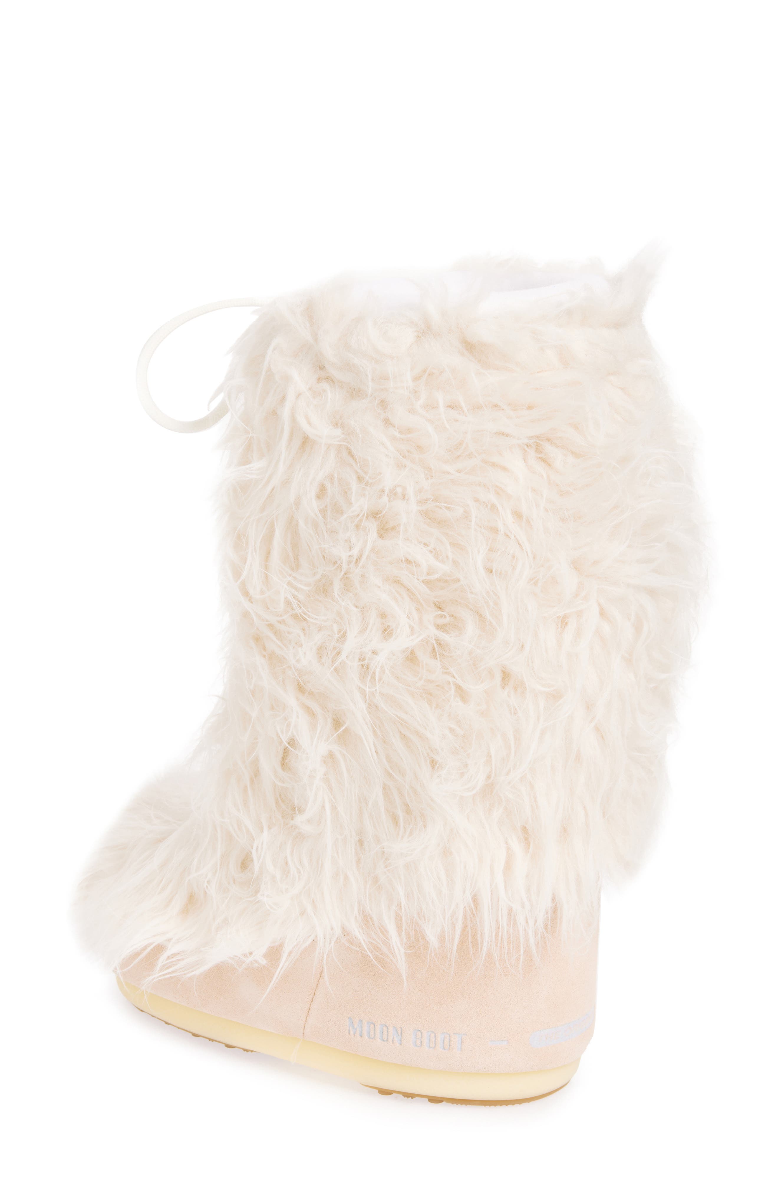 Moon Boot® Icon Water Resistant Faux Fur Moon Boot® (Women) | Nordstromrack