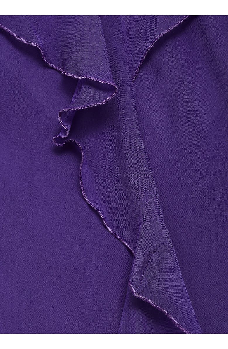 MANGO Ruffle Chiffon Dress | Nordstrom