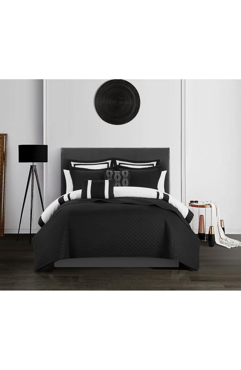 CHIC Lettice Hotel Collection Design Fish Scale Pattern King Comforter ...