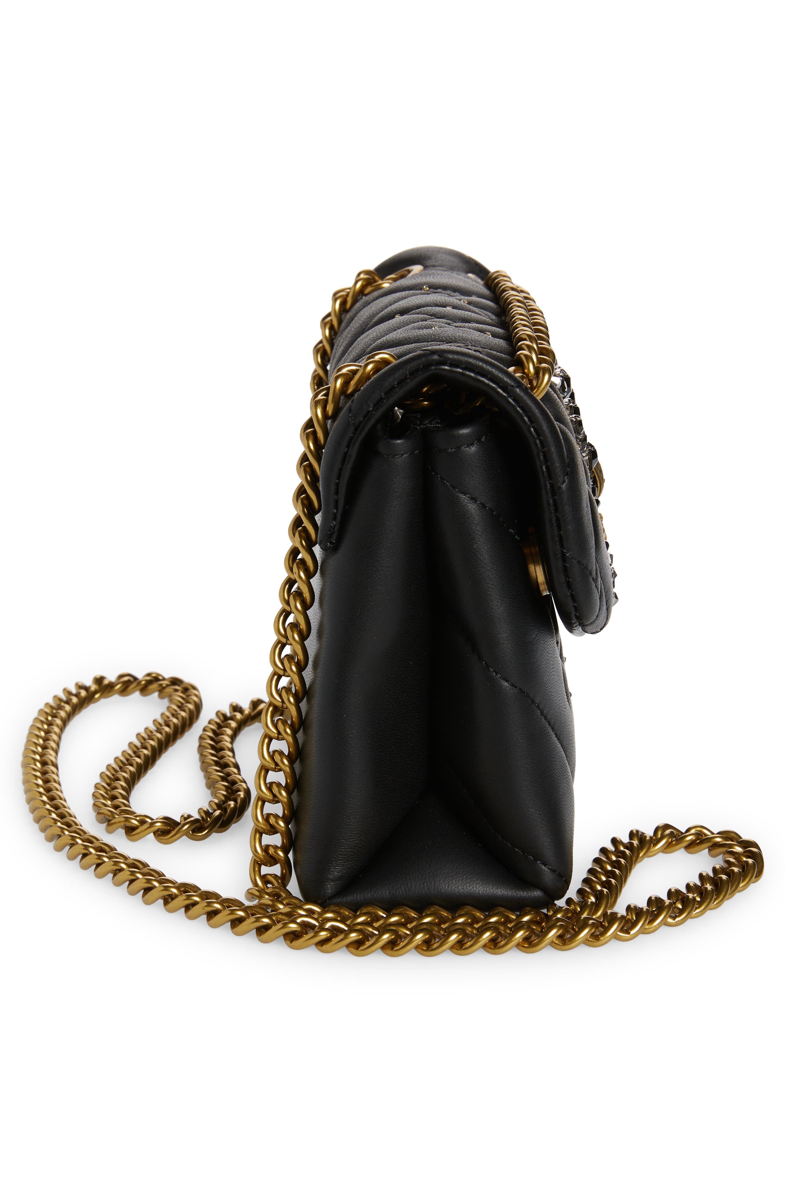 Kurt Geiger London Mini Kensington Eye Quilted Leather Crossbody Bag ...