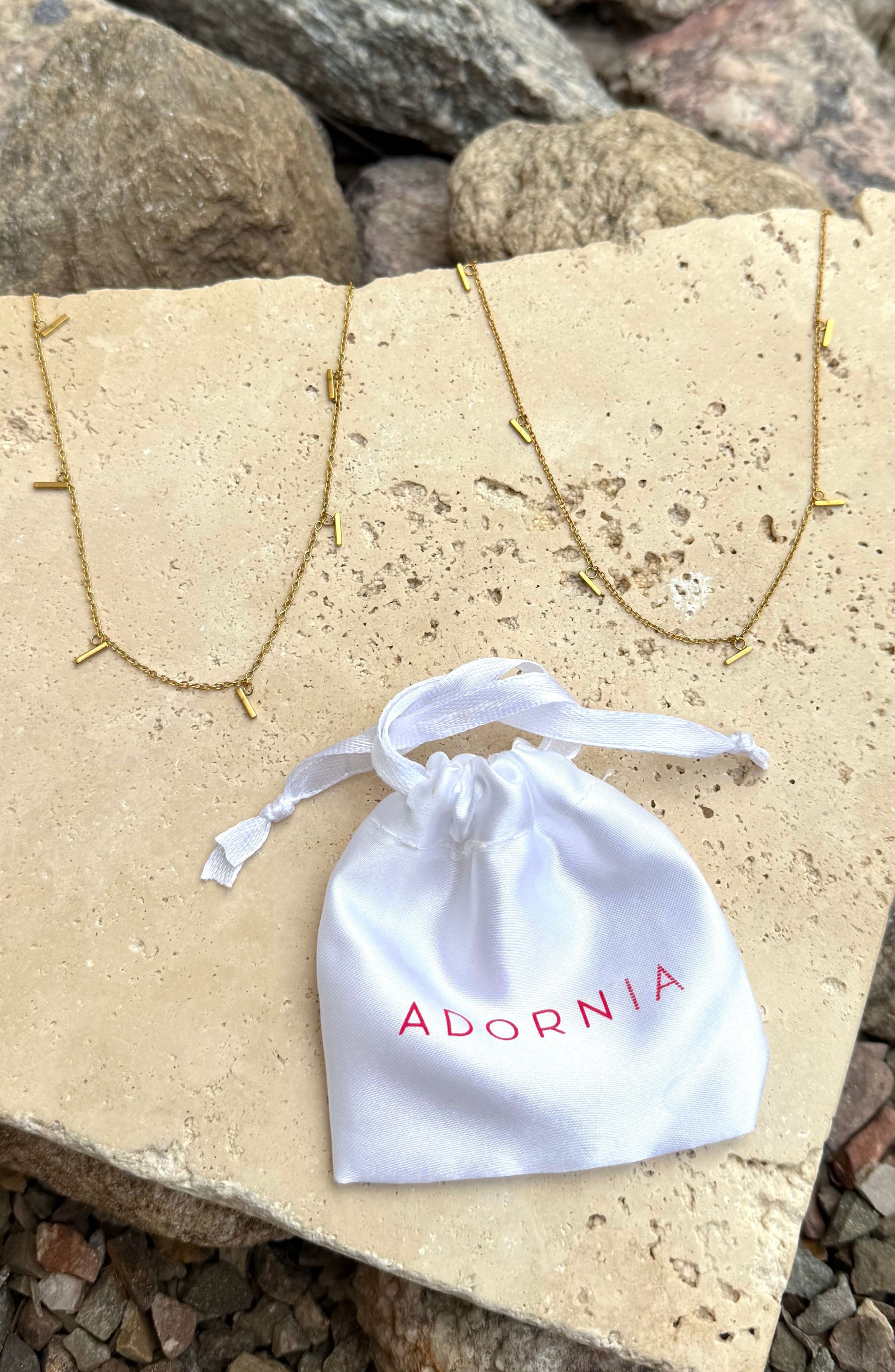 Adornia Set of 2 Charm Station Necklaces | Nordstromrack