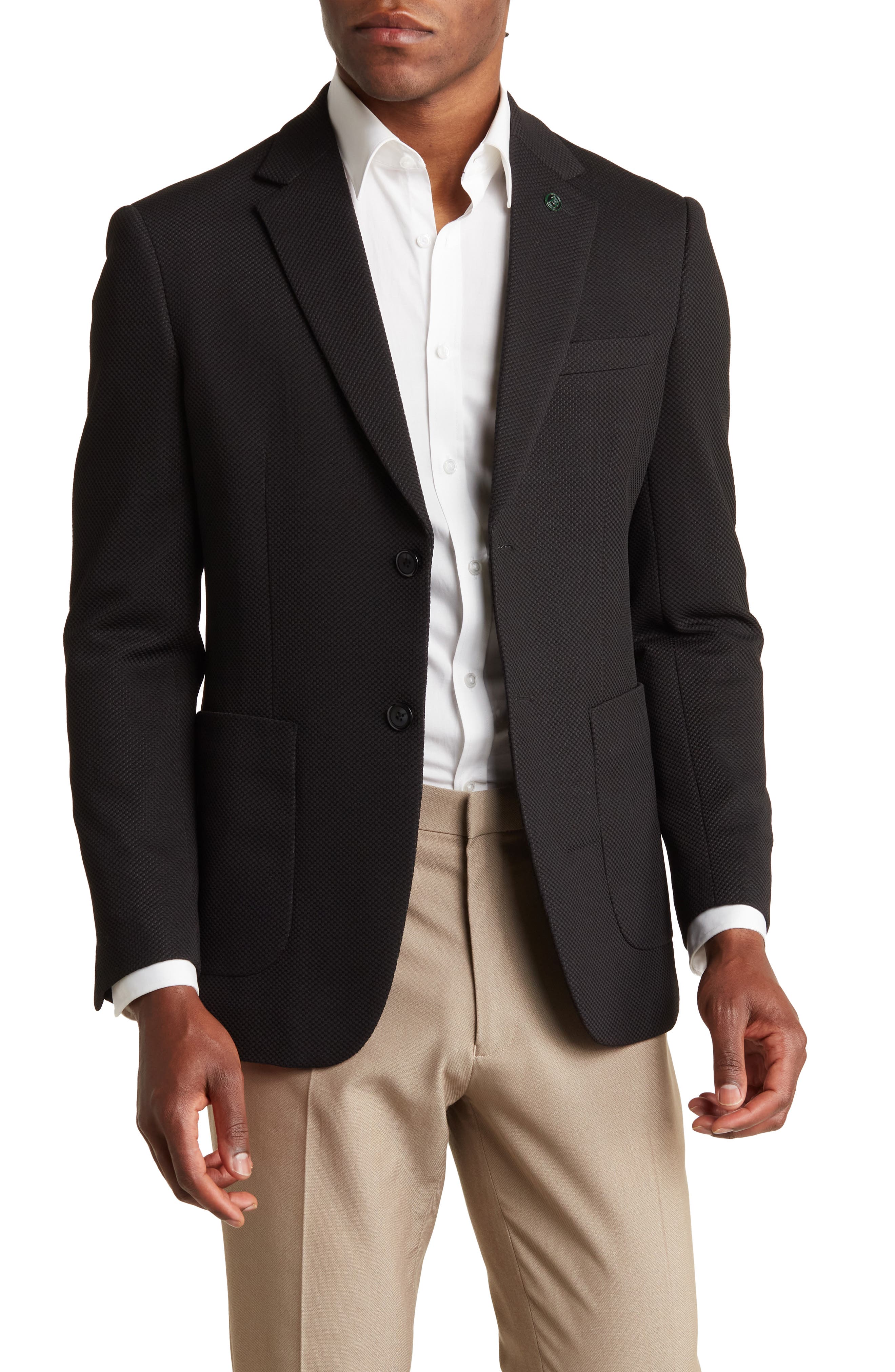 TOM BAINE Performance Two-Button Waffle Sport Coat | Nordstromrack