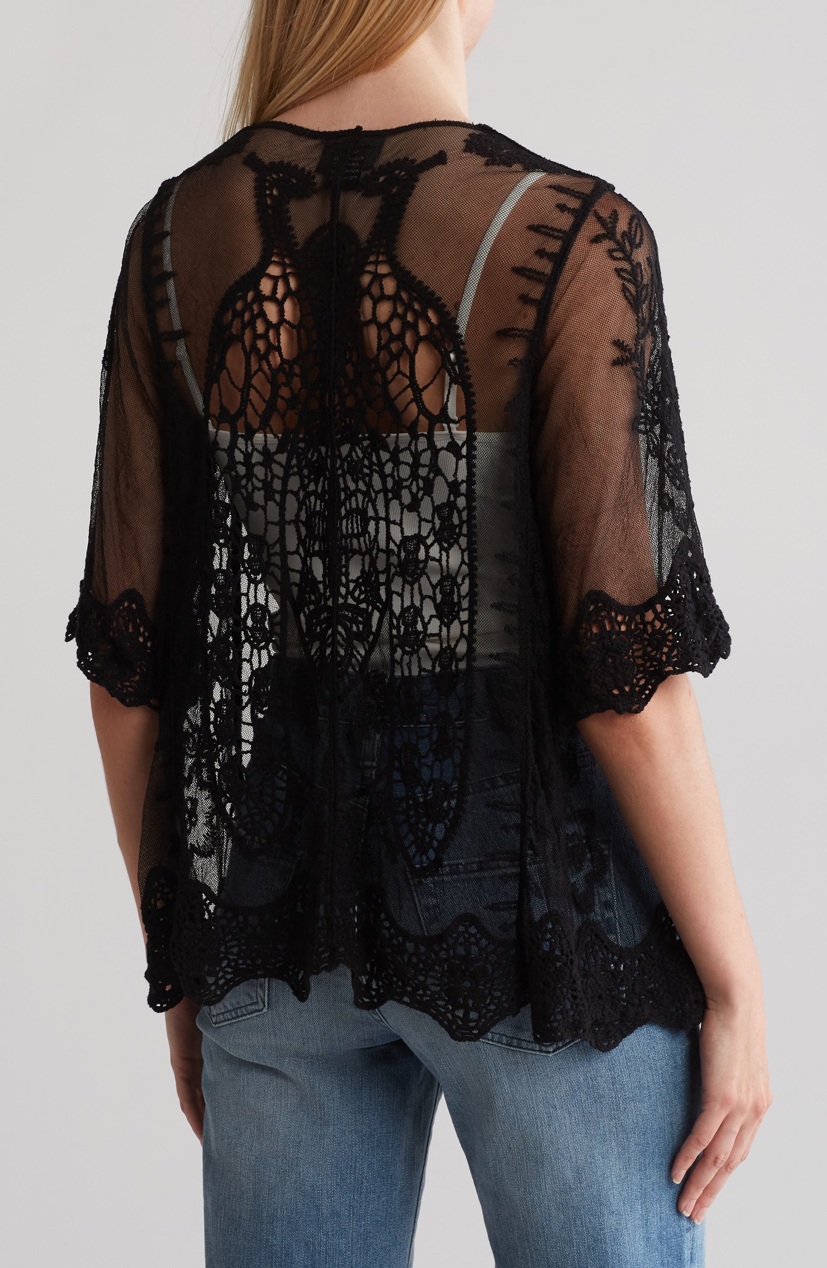 Forgotten Grace Novelty Crochet Lace Topper | Nordstromrack