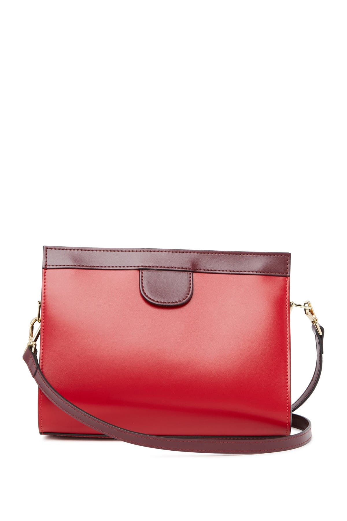 VALENTINO BY MARIO VALENTINO Ambre Colorblock Leather Crossbody Clutch ...