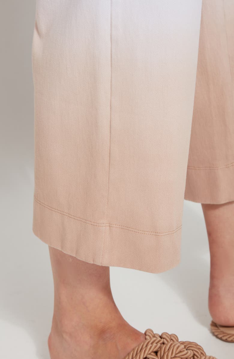 Lysse Dip Dye Ombré Crop Wide Leg Pants | Nordstromrack