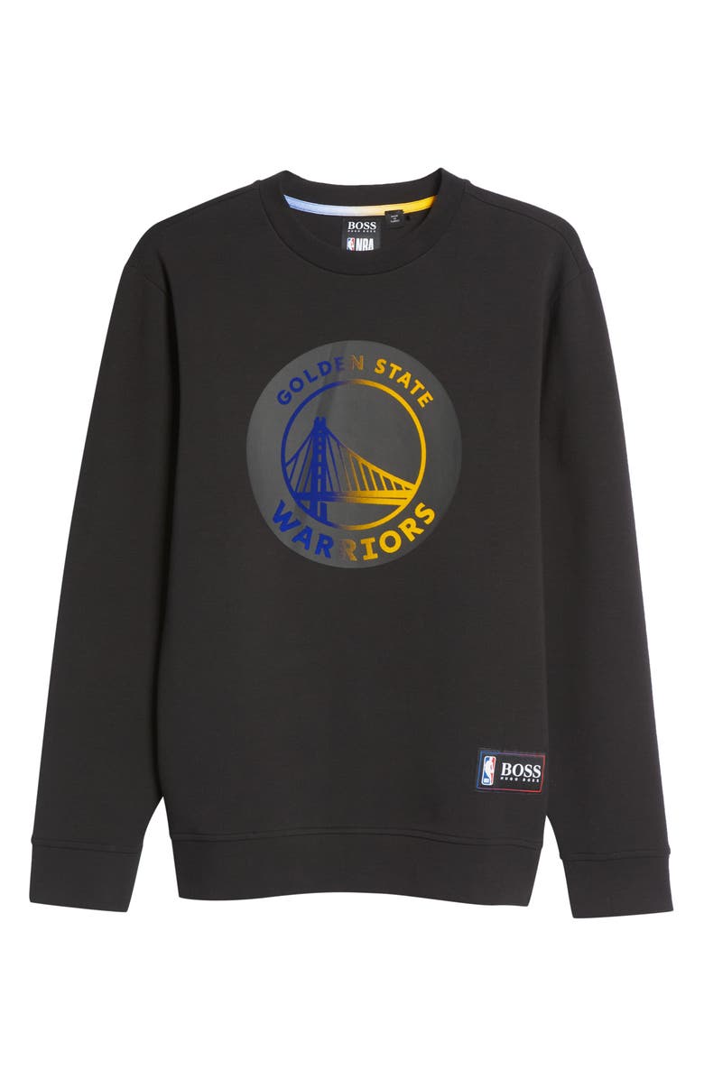 BOSS x NBA Windmill Golden State Warriors Crewneck Sweatshirt ...