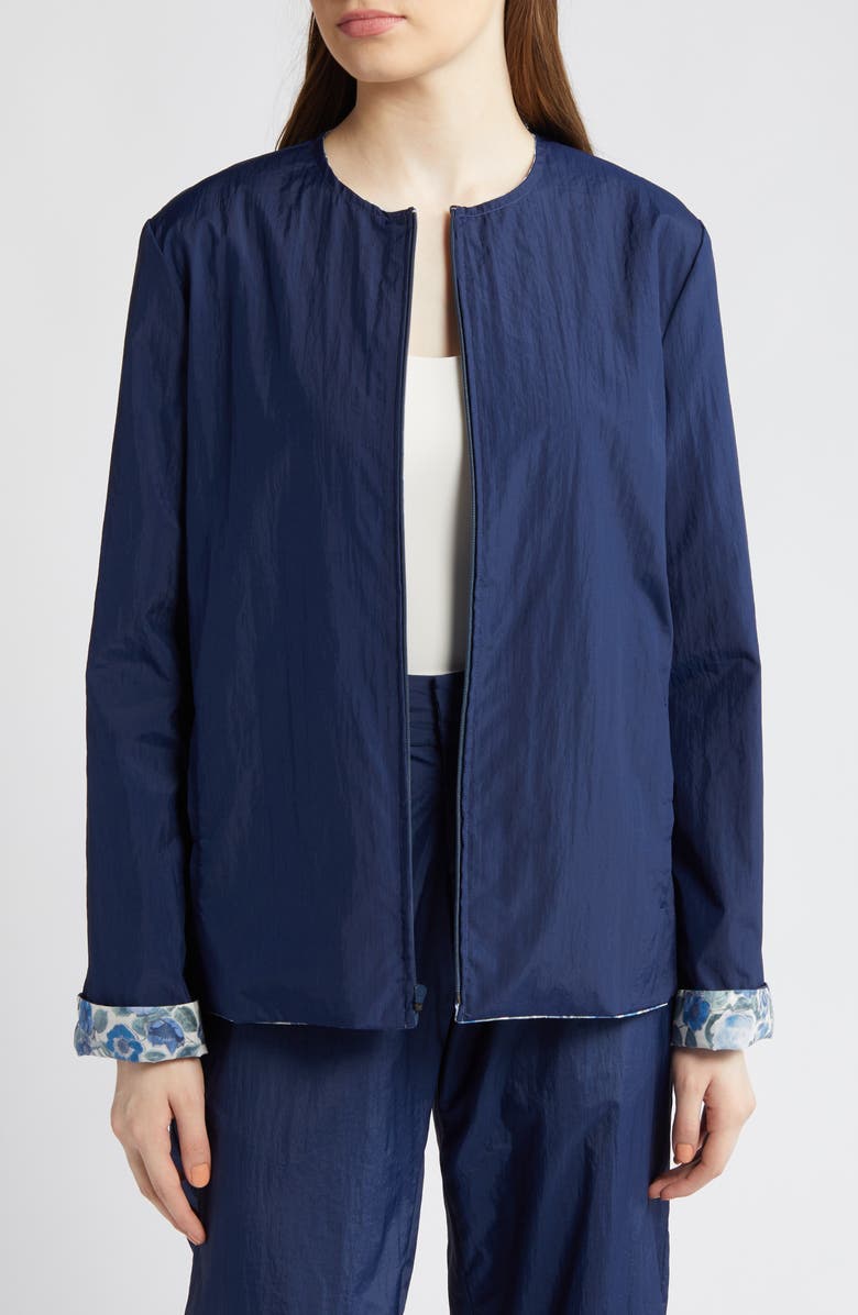 COMING OF AGE x Liberty London Heidi Rose Print Boxy Reversible Jacket ...