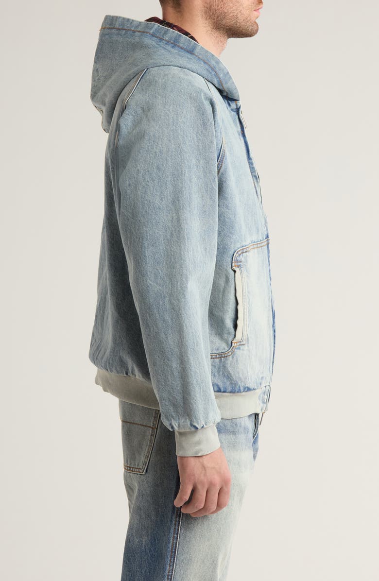 DIET STARTS MONDAY Twin Needed Hooded Denim Jacket | Nordstromrack