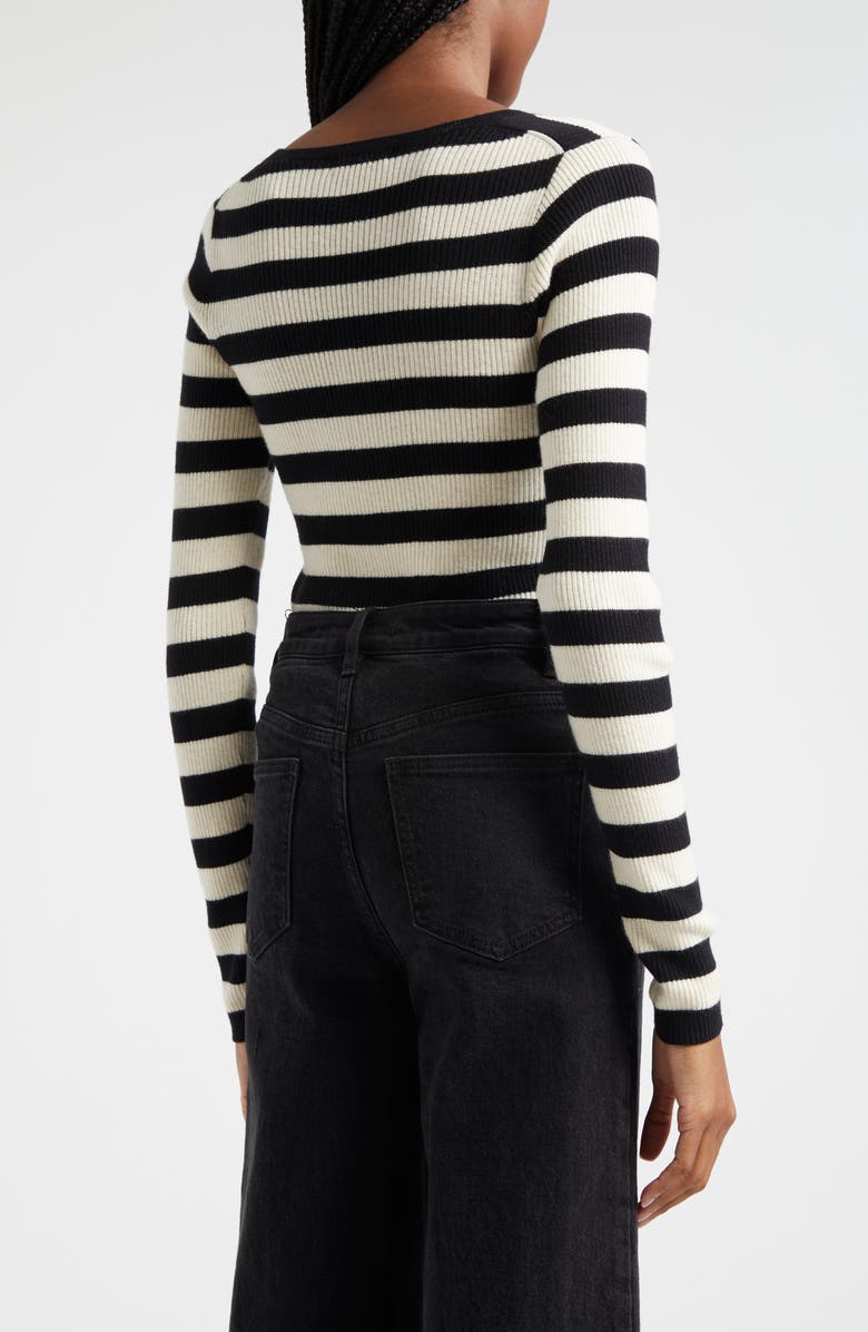 ATM Anthony Thomas Melillo Stripe Merino Wool Blend Sweater | Nordstrom